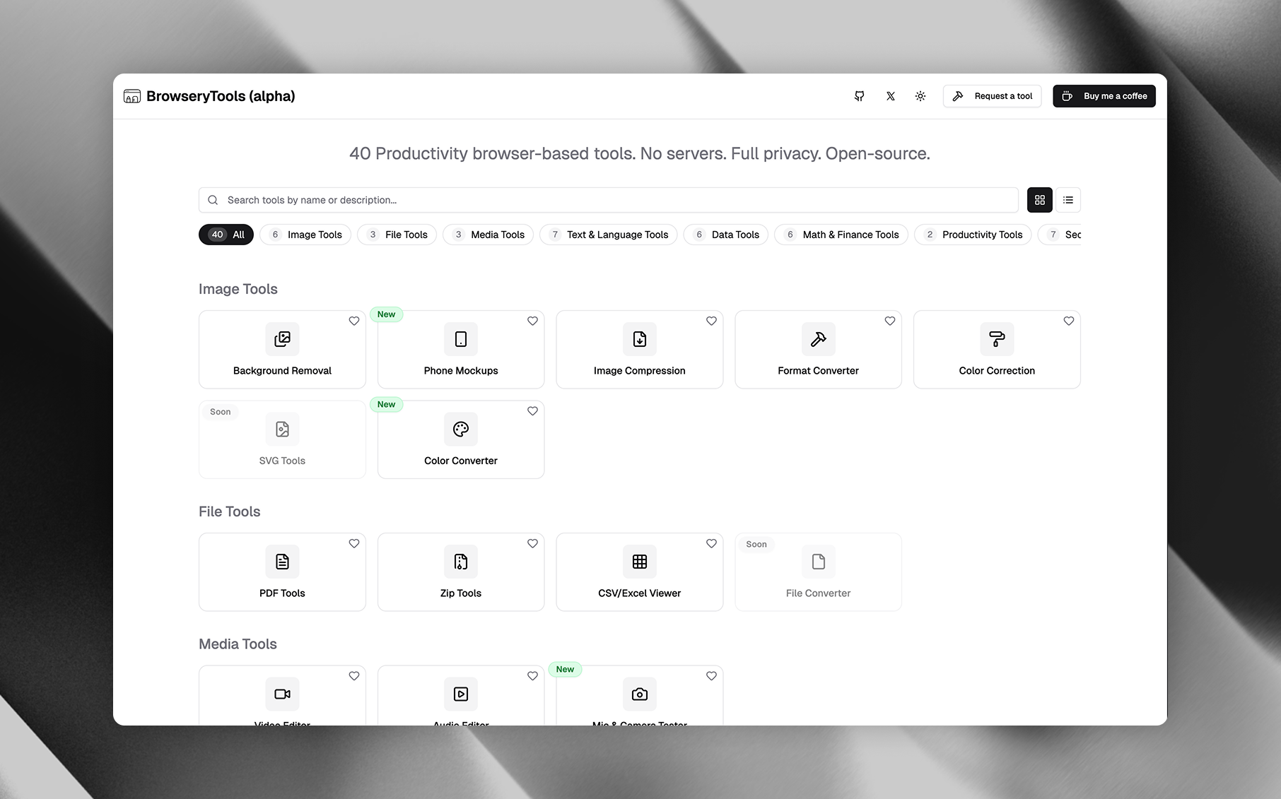 Browser Tools - Free Online Tools for Productivity | BrowseryTools